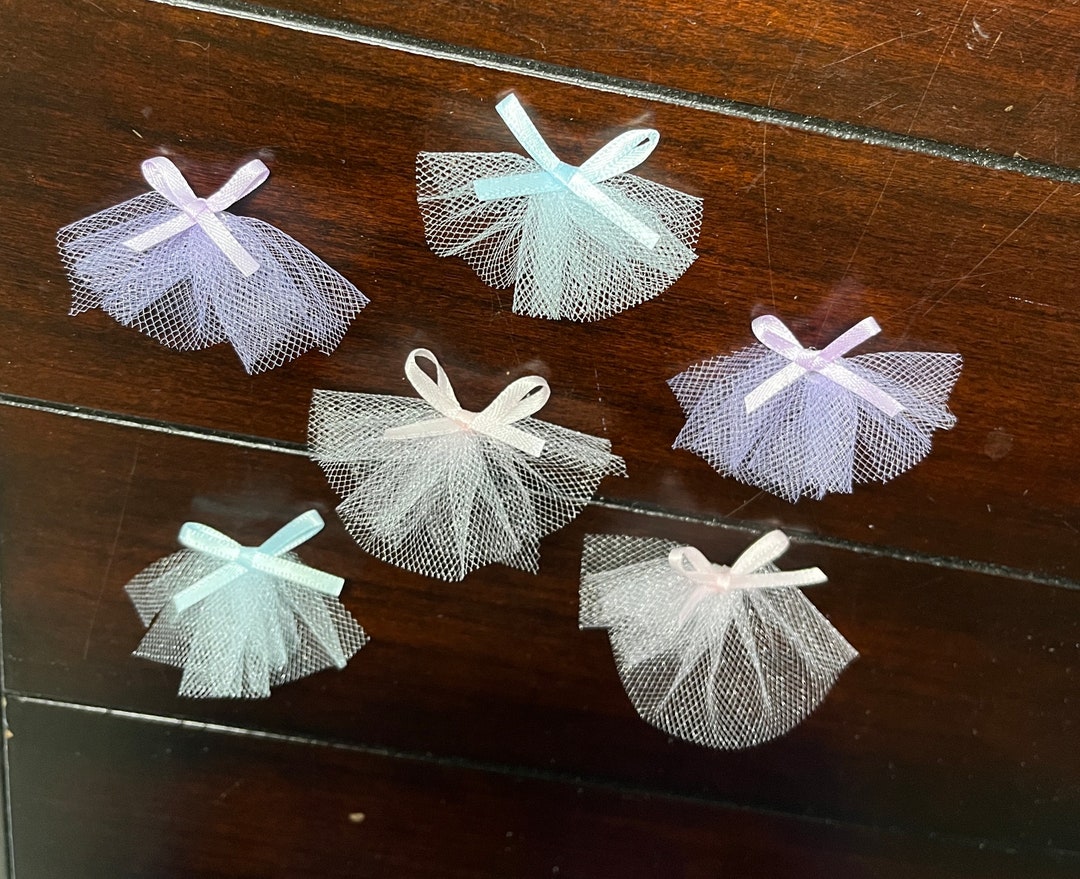 Mini Tulle Tutus Skirts 1 Inch Miniature Tutu for Small Doll ...