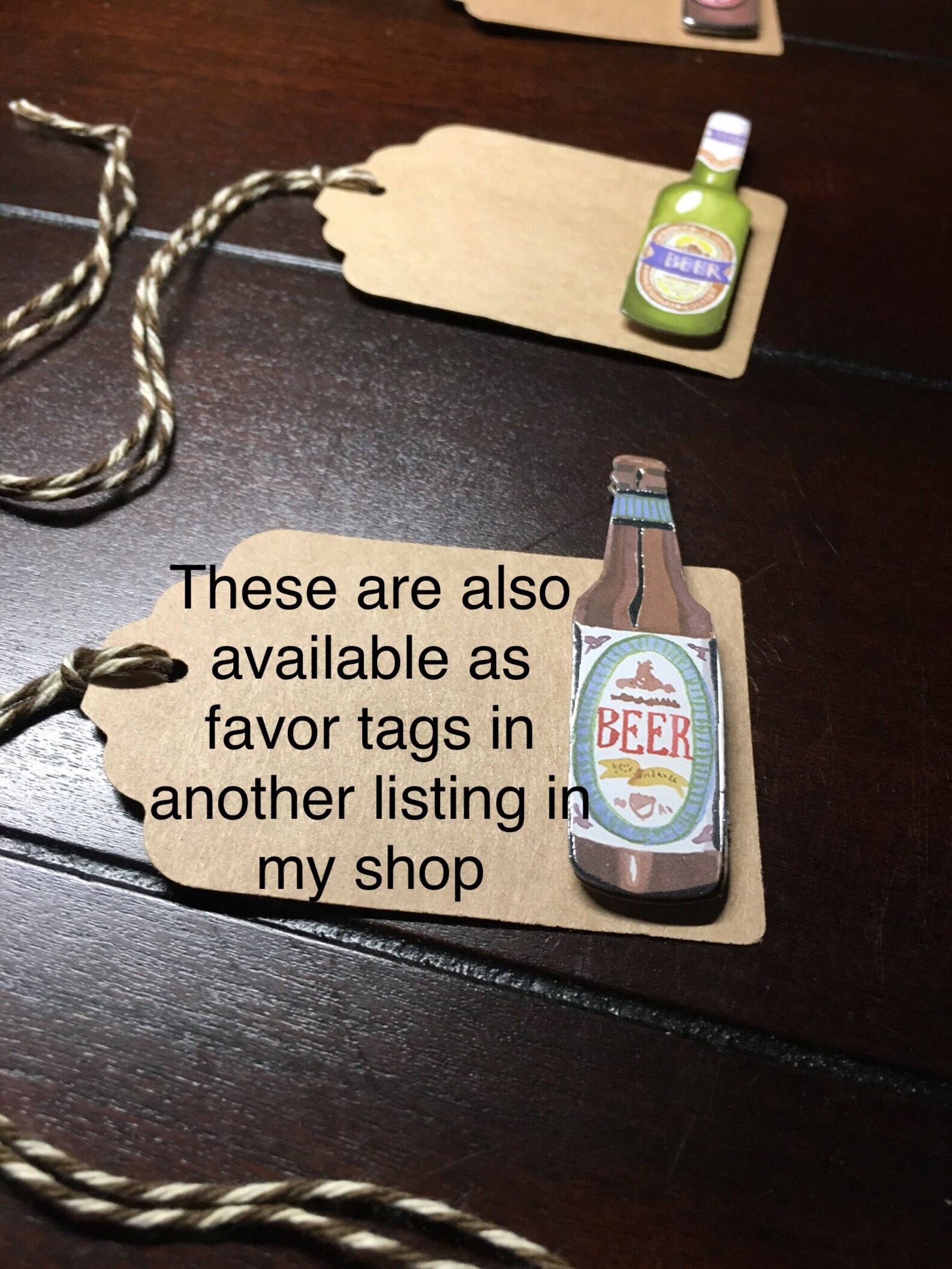 Beer Place Cards Beer Food Labels Seat Cards Manly - Etsy