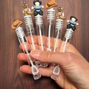 Cowboy Bubble Favor Wand Tube Country Wild West Western First Rodeo ...