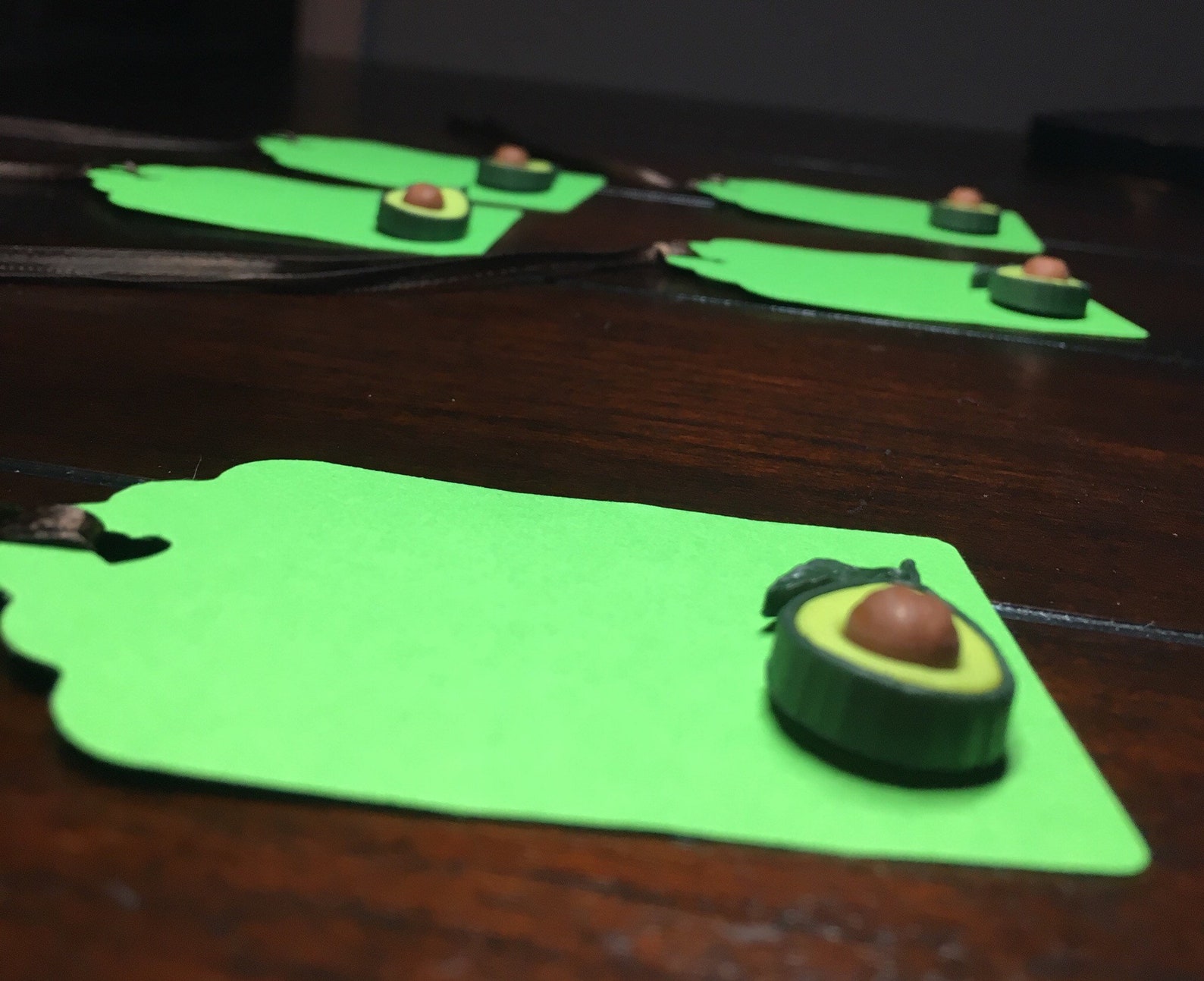 Avocado Tags Paper Avocado Tag Healthy Food Tags Custom | Etsy