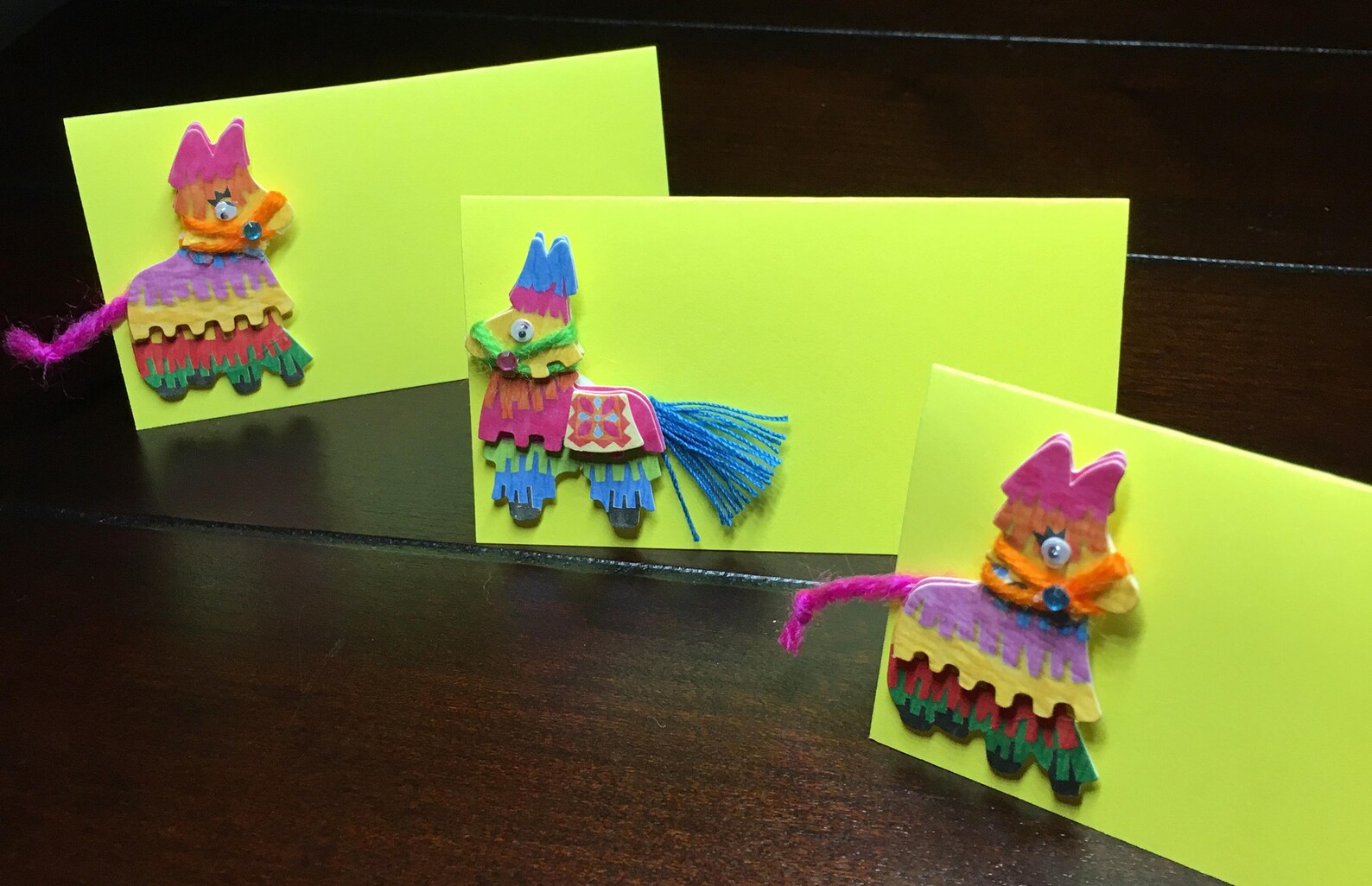 Pinata Place Cards Mexican Placecards Pinatas Seat Cards | Etsy