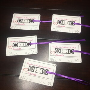Cassette Tapes Tags, Personalized Custom Awesome 80s Tags, Customized ...