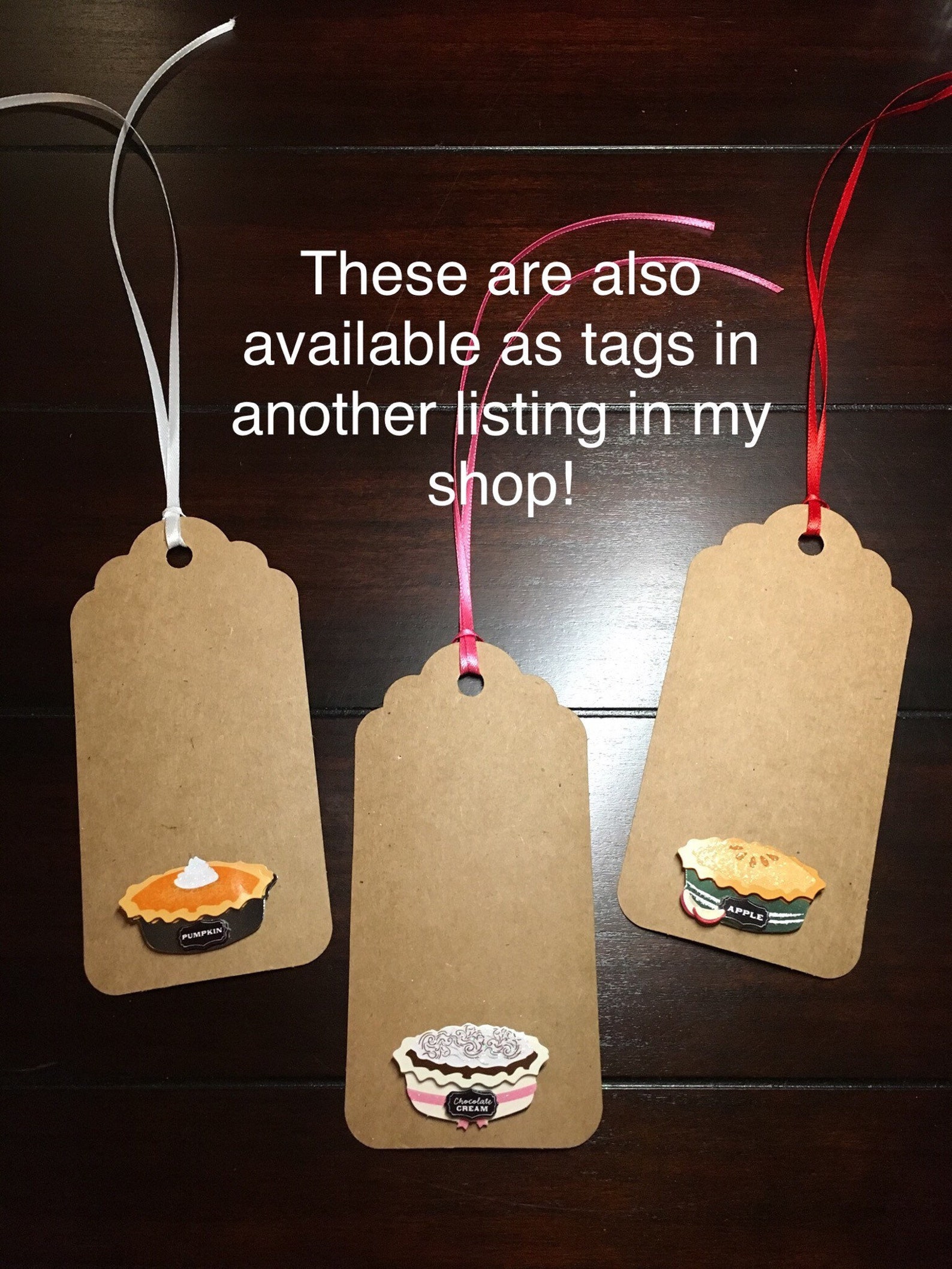 Pie Food Labels Pie Place Cards Pumpkin Pie Food Tents - Etsy