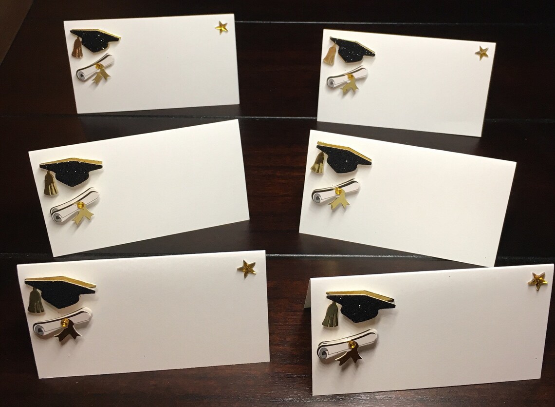 Graduation Placecards, Graduate Place Cards, Custom Graduation Escort ...