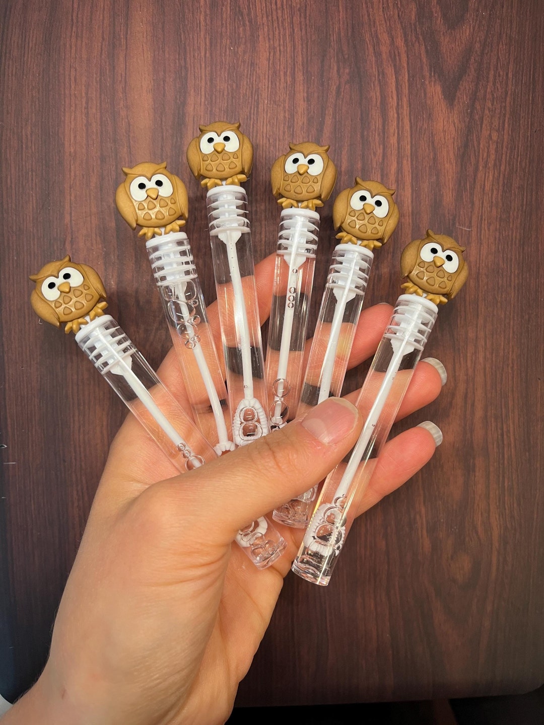 Owls Bubble Favor, Whoo Loves You Look Whoo's Turning One Thanks for ...