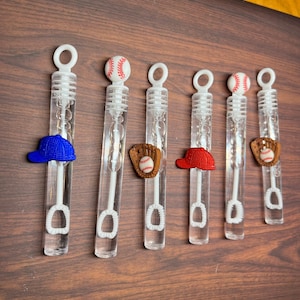 Baseball Bubble Favor, Baseball Bat Ball Favor, Party Favor, Baseball ...