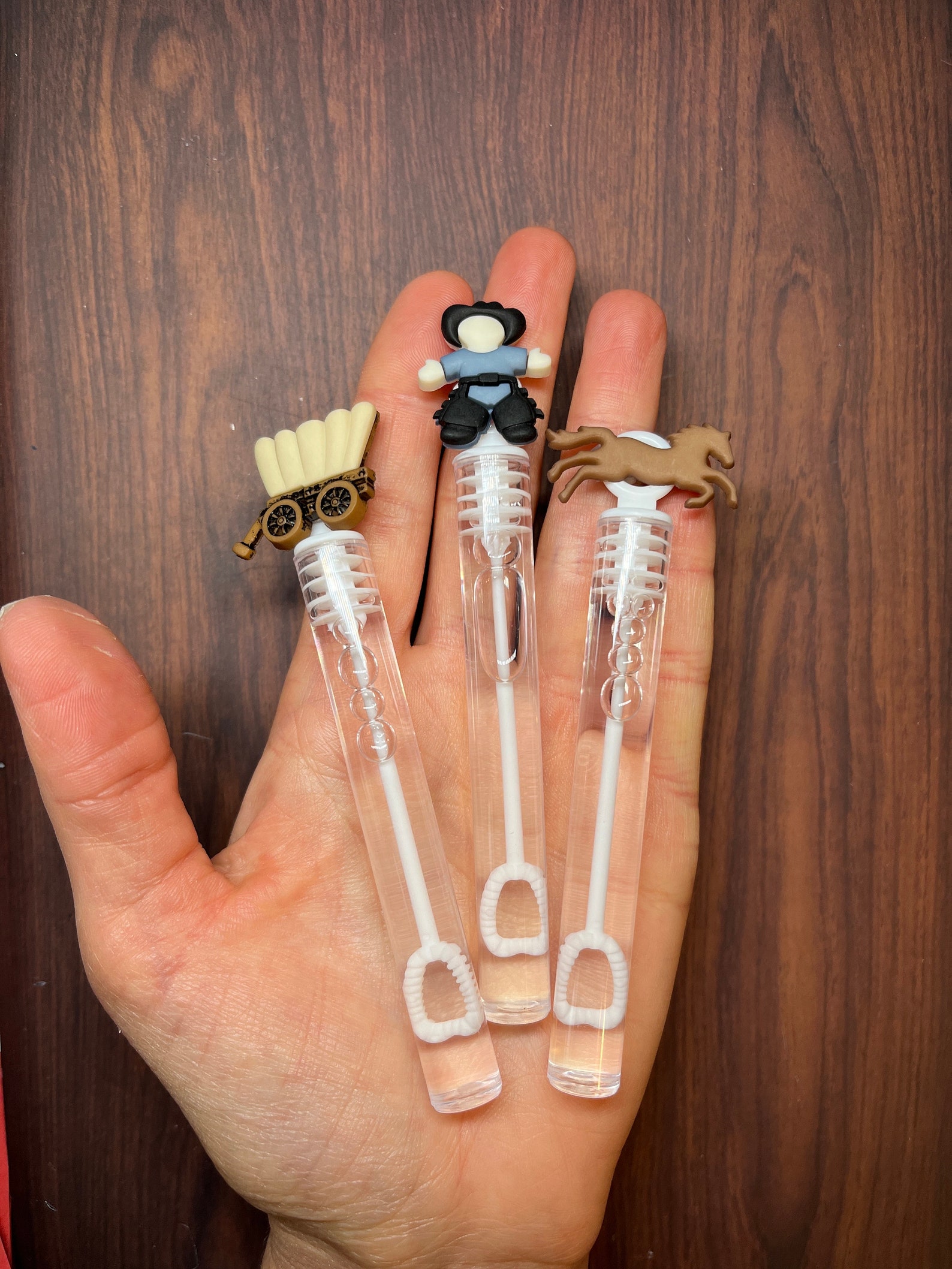 Cowboy Bubble Favor Wand Tube Country Wild West Western First Rodeo ...