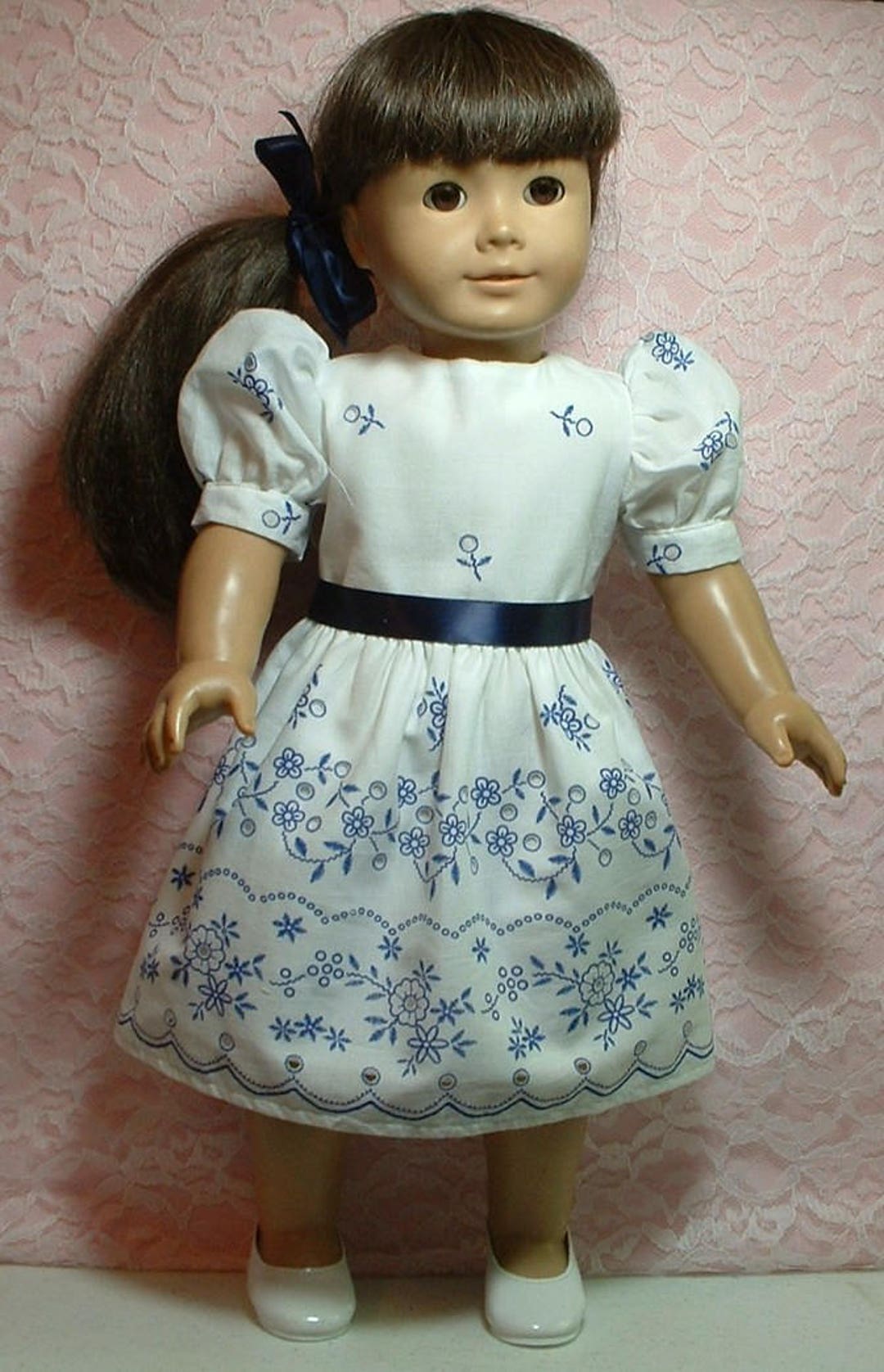 Blue Delft Dress, 18" Doll Clothes, Fits American Girl Doll - Etsy