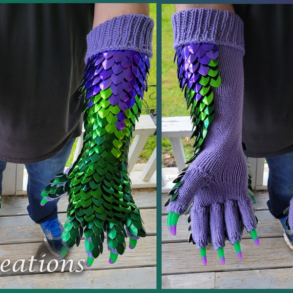 Dragon Scale Mail Sleeves - Etsy