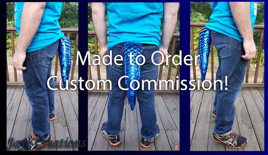 Small Scaletail Custom Commission - Costume Dragon Tail - Dragon Scales ...