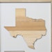 Rustic Texas Map/tx Map/personalized Map/housewarming Gift/texas ...