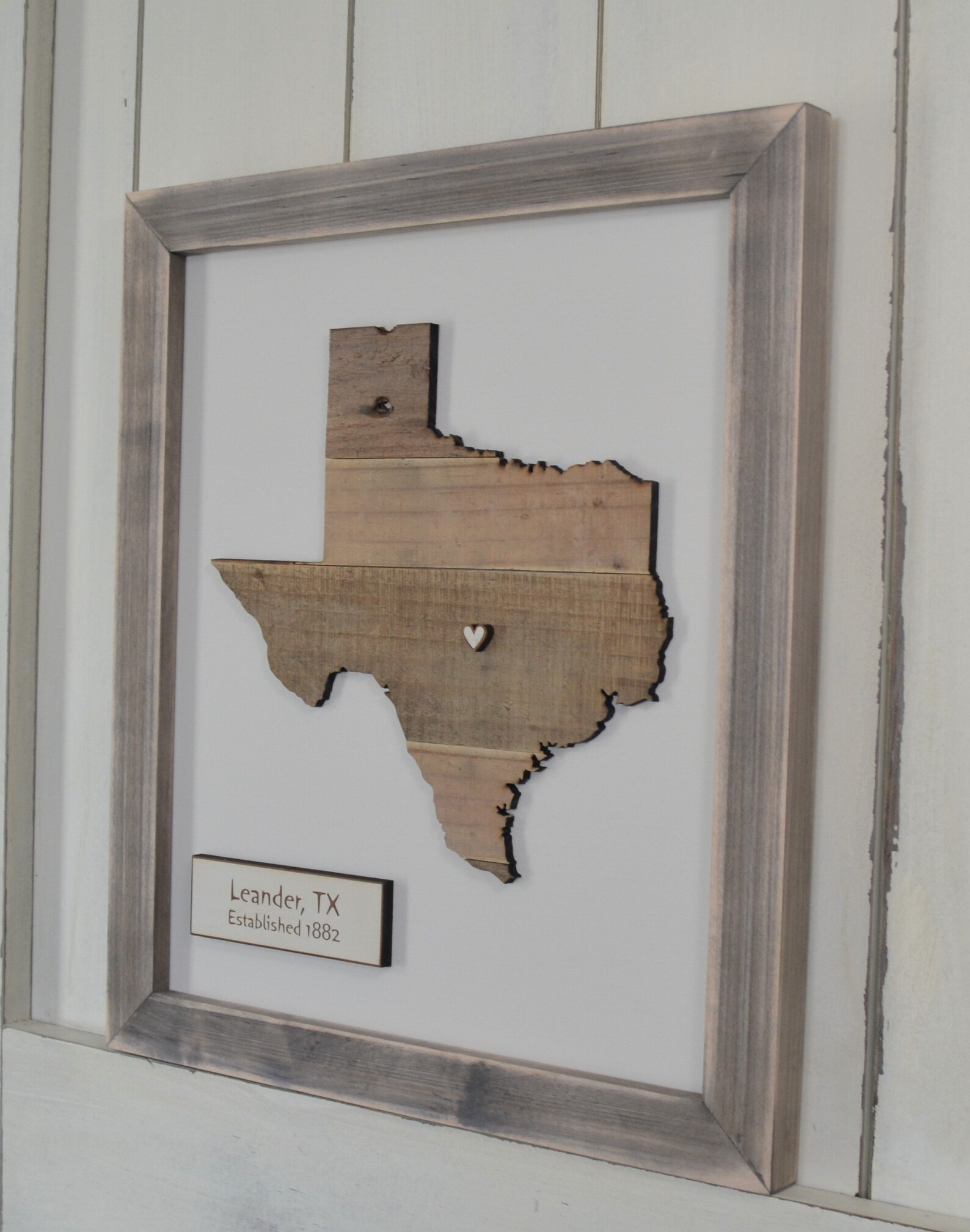 Rustic Texas Map/tx Map/personalized Map/housewarming | Etsy