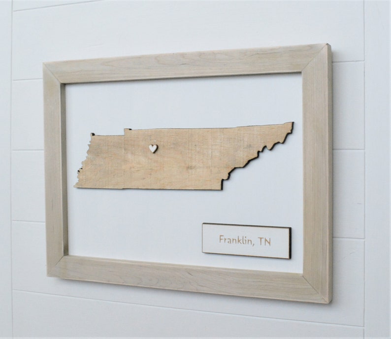Rustic Tennessee Map/tn Map/wood Tennessee Map/personalized - Etsy