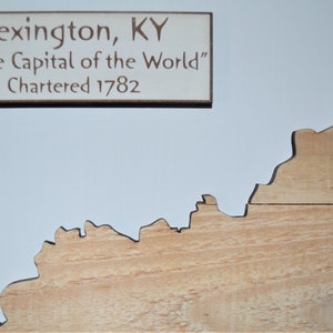 Rustic Kentucky Map/ky Map/wood Kentucky Map/personalized Map ...