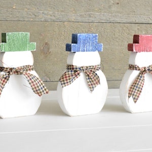 Rustic Snowman/winter Snowman Decor/rustic Personalized Snowman/wood ...