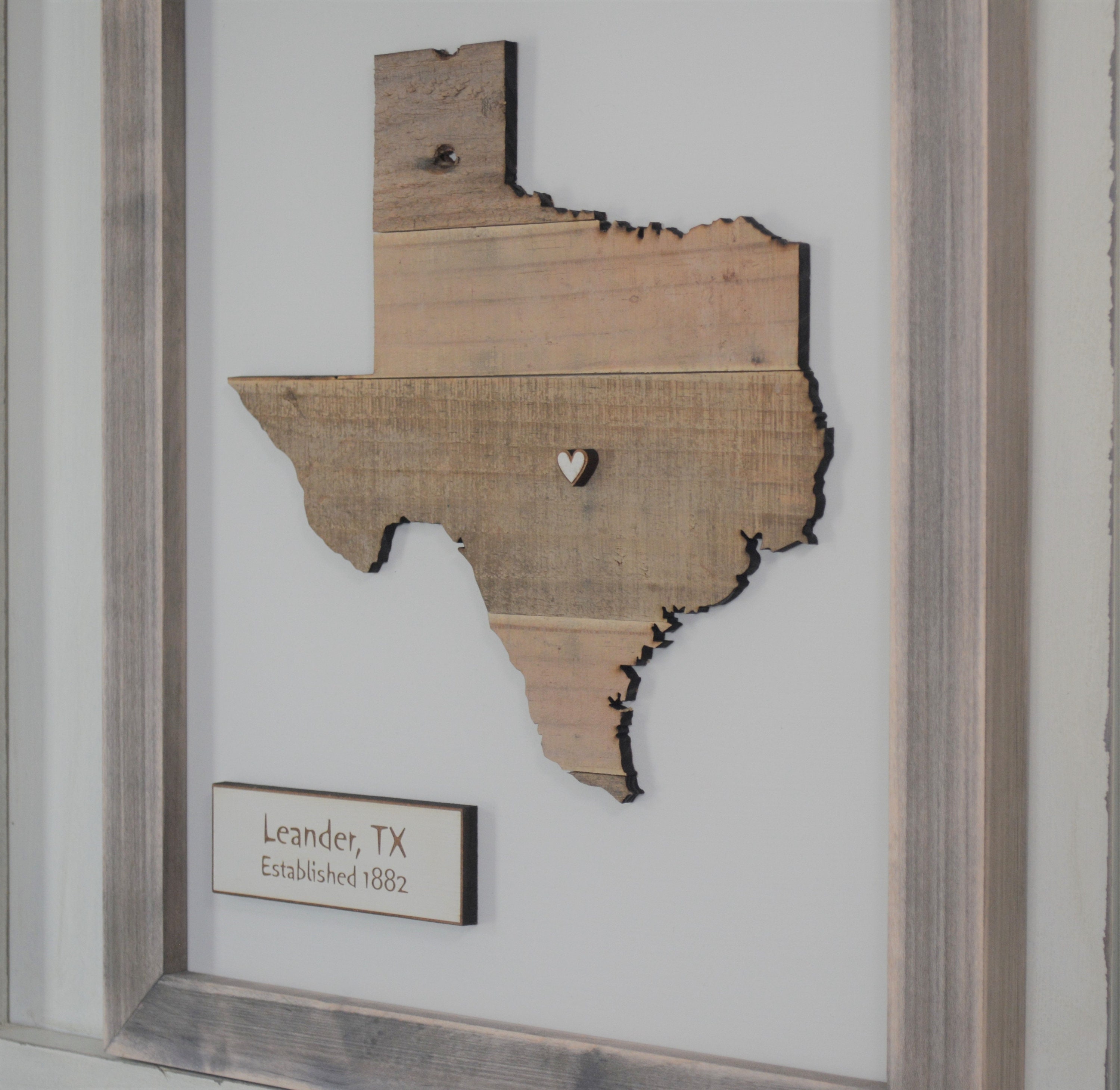 Rustic Texas Map/tx Map/personalized Map/housewarming - Etsy