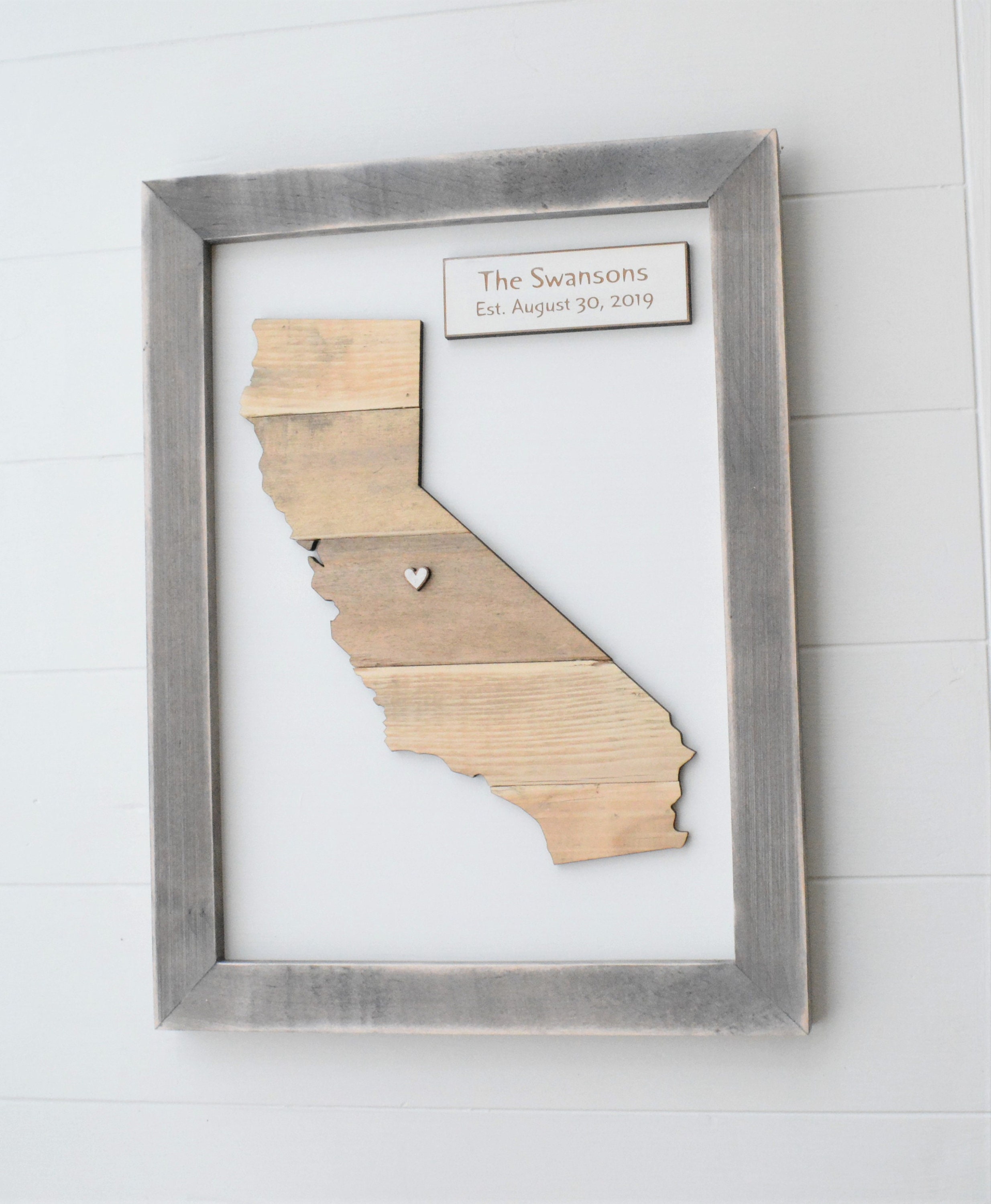Rustic California Map/CA Map/Wood California Map/Reclaimed | Etsy
