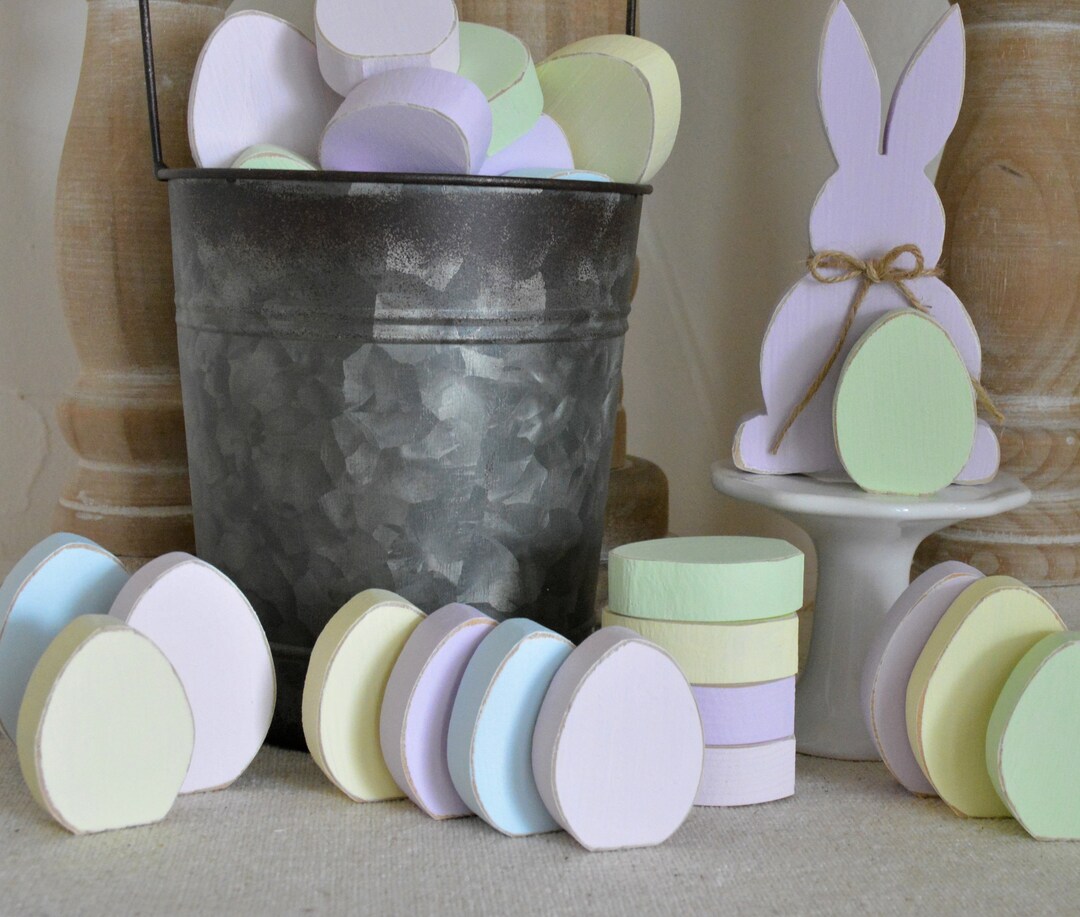 Rustic Mini Pastel Easter Egg/set of 5 Eggs/2 Sizes Available/pastel ...