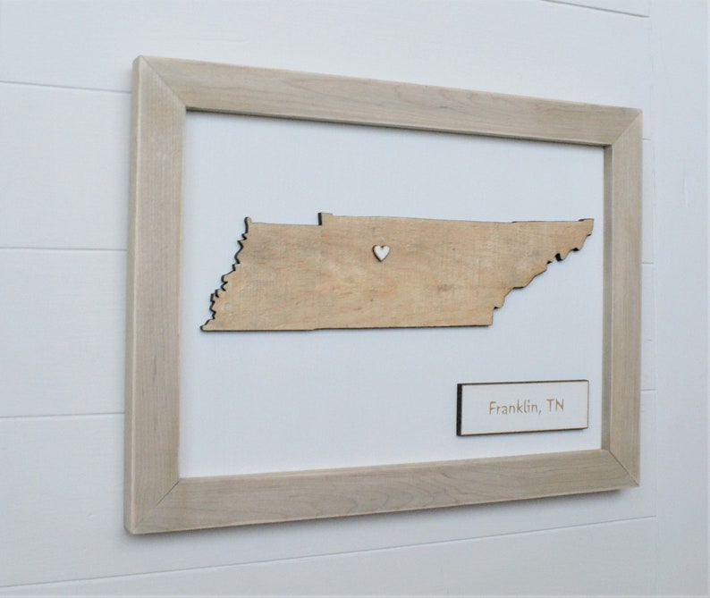 Rustic Tennessee Map/tn Map/wood Tennessee Map/personalized - Etsy