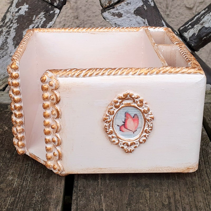 Wooden Desk Tidy - Etsy UK