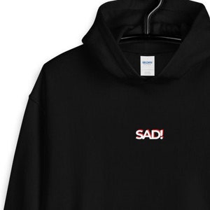 SAD Hoodie - Etsy