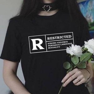 Rated R T-shirt, Unisex - Etsy