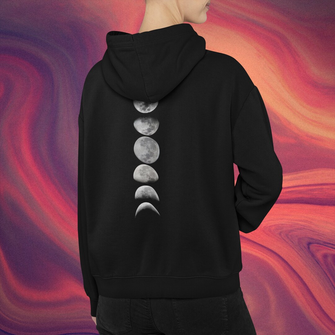 Moon Phase Hoodie - Etsy