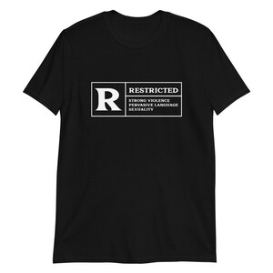 Rated R T-shirt, Unisex - Etsy