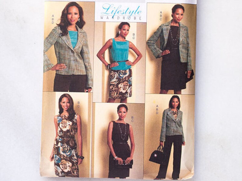 Misses Jacket, Top, Skirt and Pants Uncut Sewing Pattern Butterick ...
