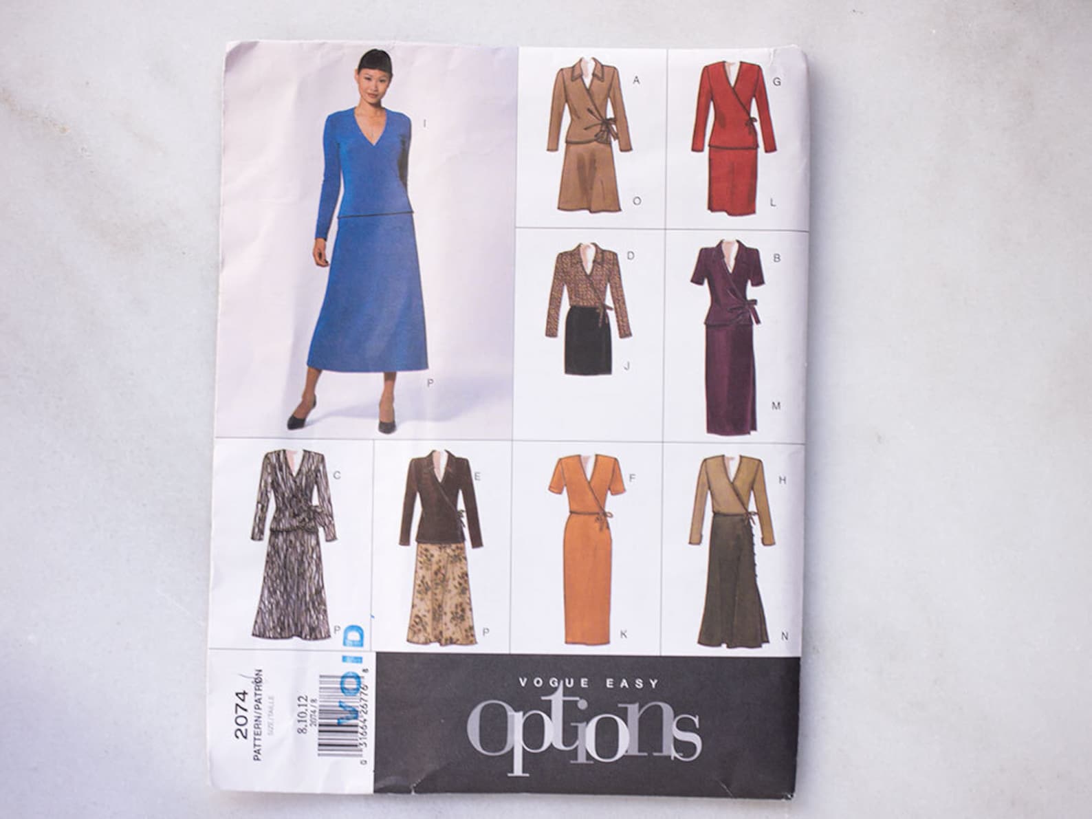 Vogue Patterns 2074 Misses Top and Skirt Uncut Sewing Pattern - Etsy