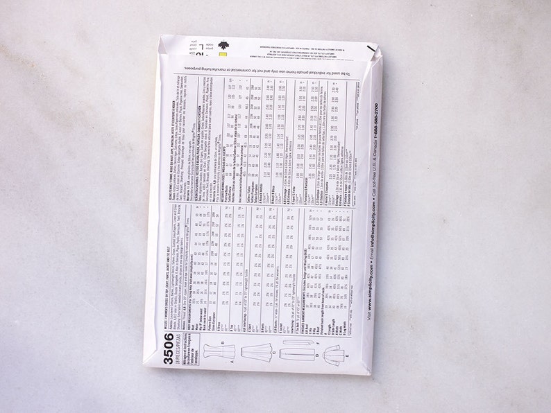 Misses Dress Top Skirt Pants Jacket Tie Belt Uncut Sewing Pattern ...