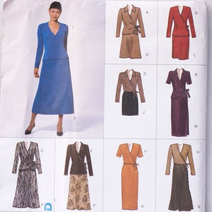 Vogue Patterns 2074 Misses Top and Skirt Uncut Sewing Pattern - Etsy