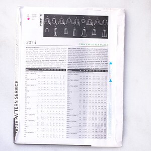 Vogue Patterns 2074 Misses Top and Skirt Uncut Sewing Pattern - Etsy