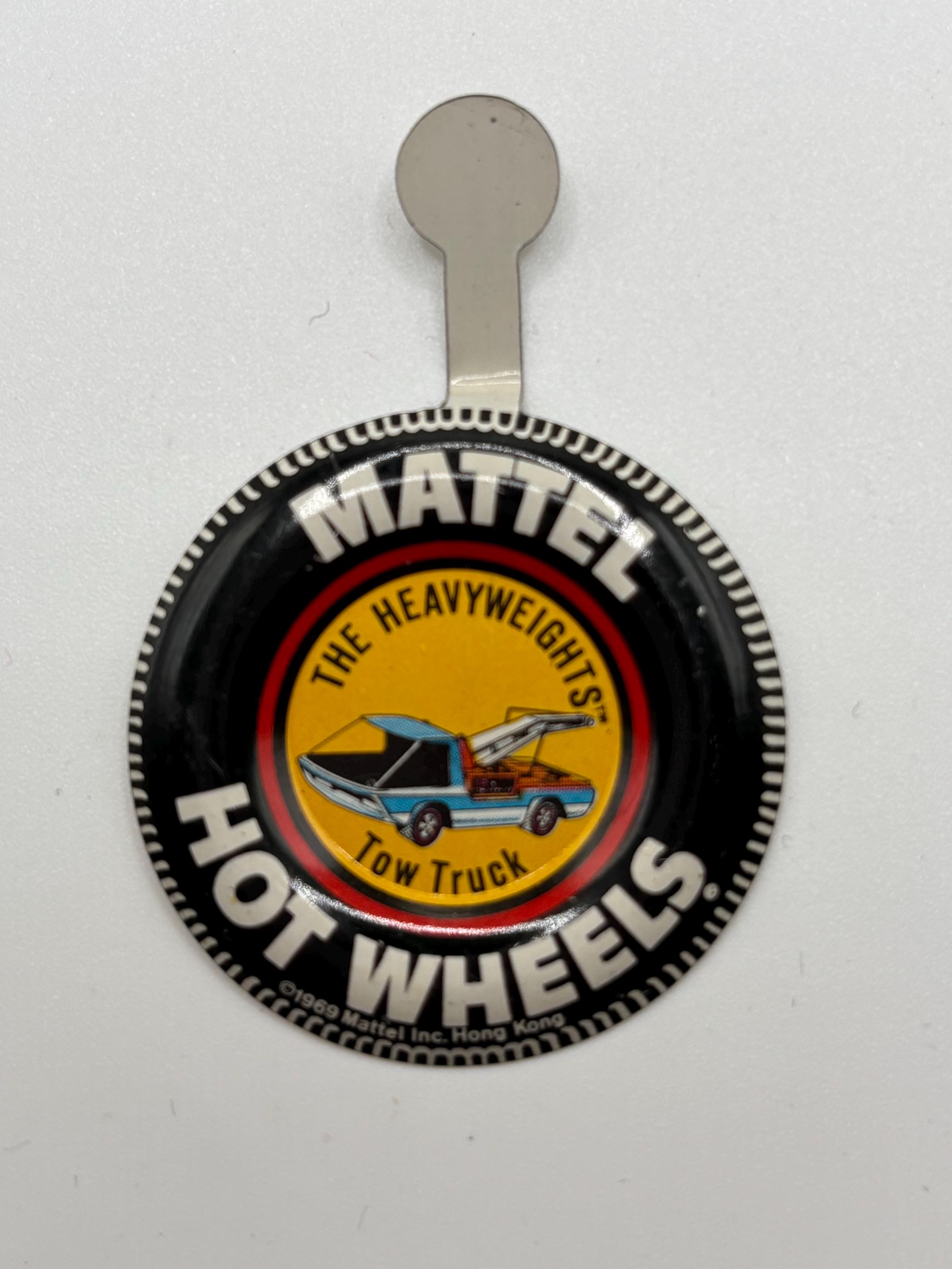 Vintage 1969 Mattel Hot Wheels "the Heavyweights" Display Button Pins ...
