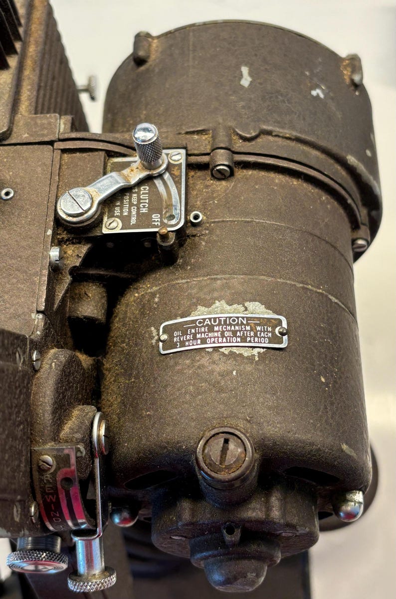 Vintage 8mm Film Projector - Industrial Decor - Mid-century Movie ...