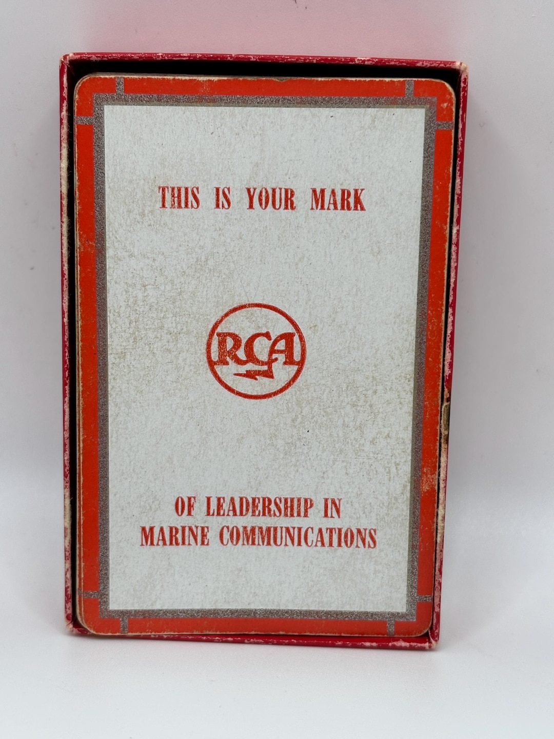 Vintage RCA Marine Communications Playing Cards | Mid-century ...