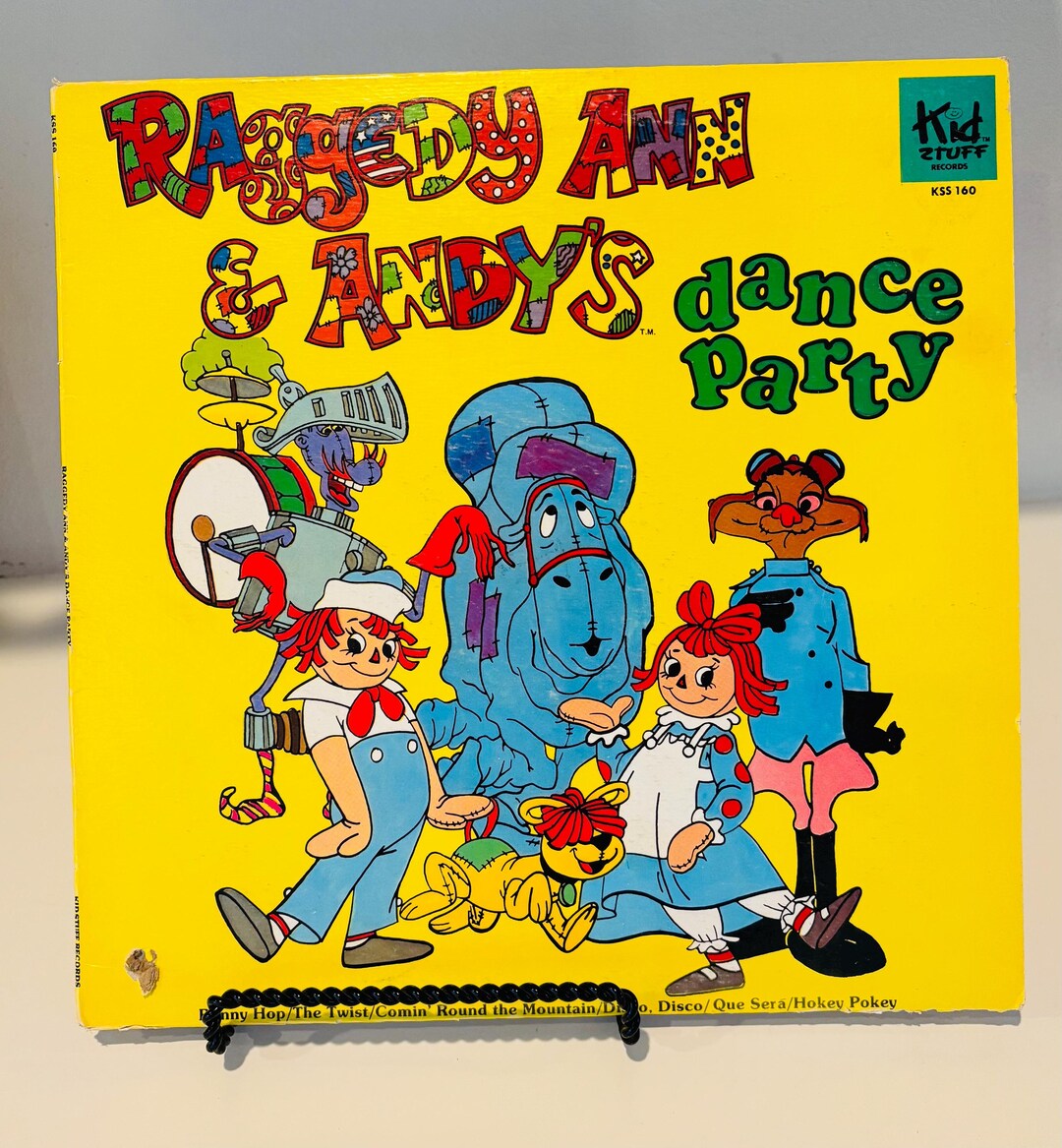 Raggedy Ann & Andy’s Dance Party - 1980 Kid Stuff Records Vinyl LP KSS ...