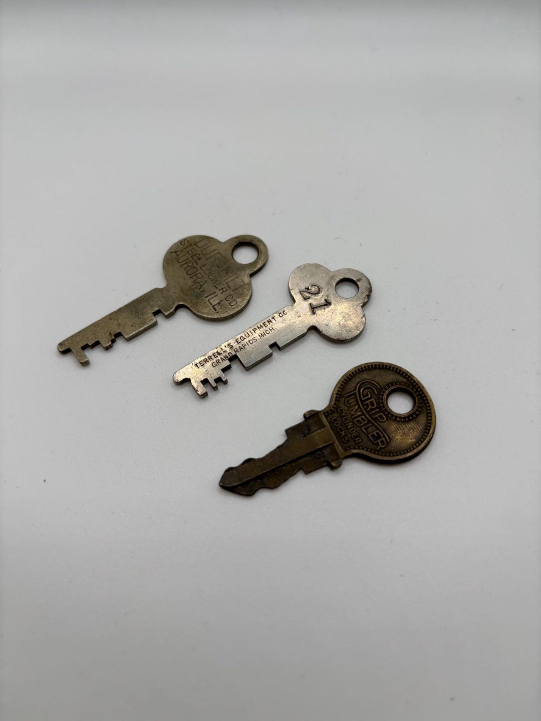 Vintage Industrial Keys Set - Authentic American Manufacturing History ...