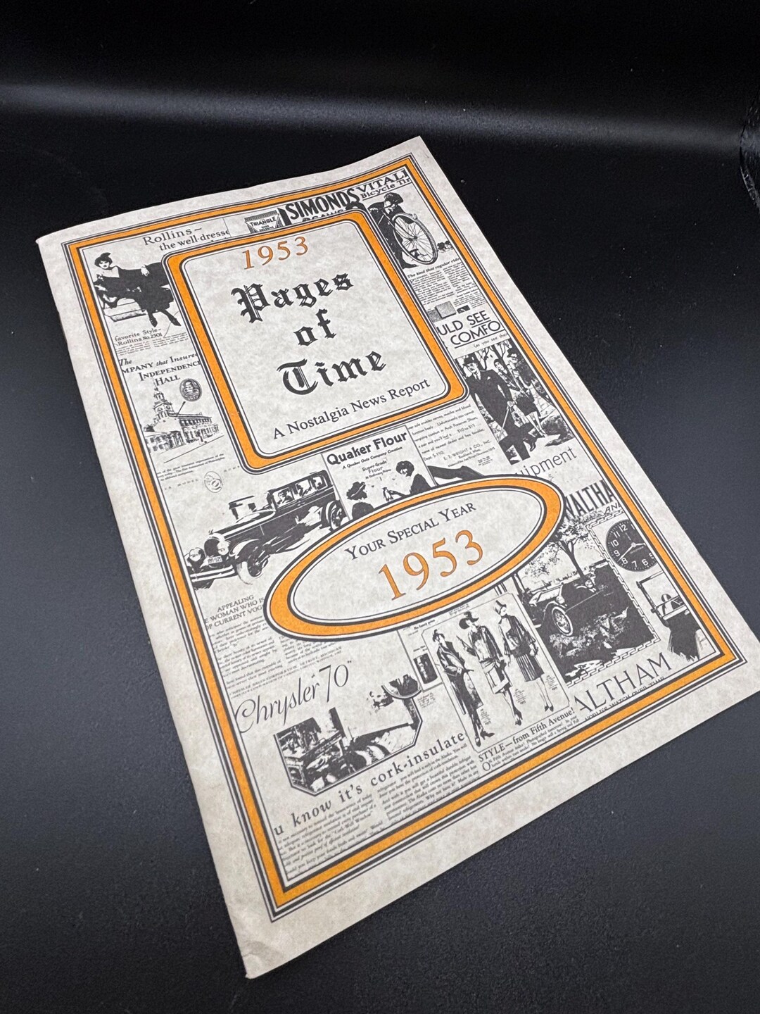 1953 Pages of Time Nostalgia Book - 72nd Anniversary Gift - Vintage ...