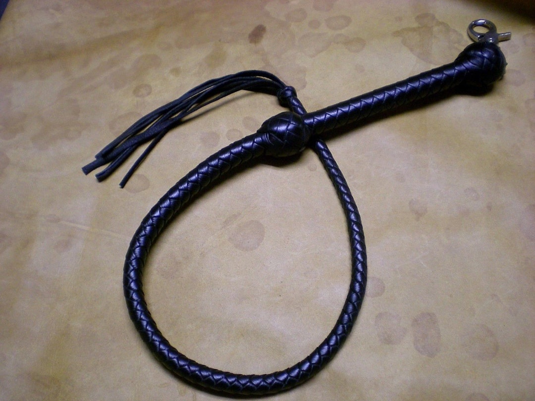 Leather Mini Bull Whip 32 Cowhide Leather Bull Whip - Etsy UK