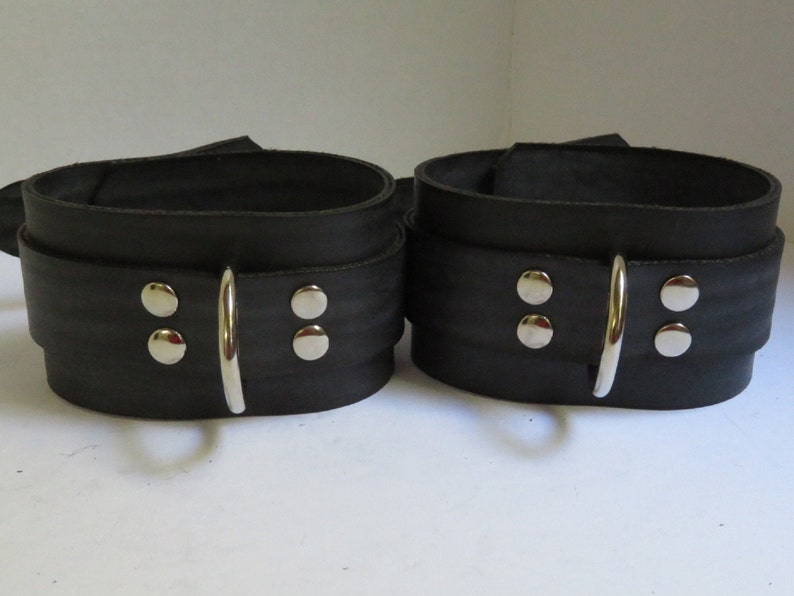 Rubber Cuffs Wrist or Ankle Cuffs 2 Rubber Locking | Etsy