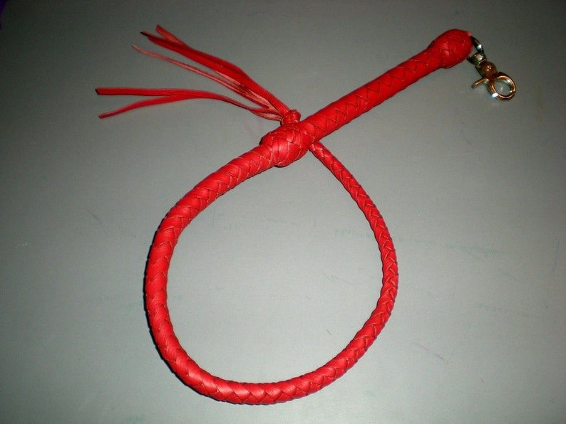 Leather Mini Bull Whip 32 Cowhide Leather Bull Whip - Etsy
