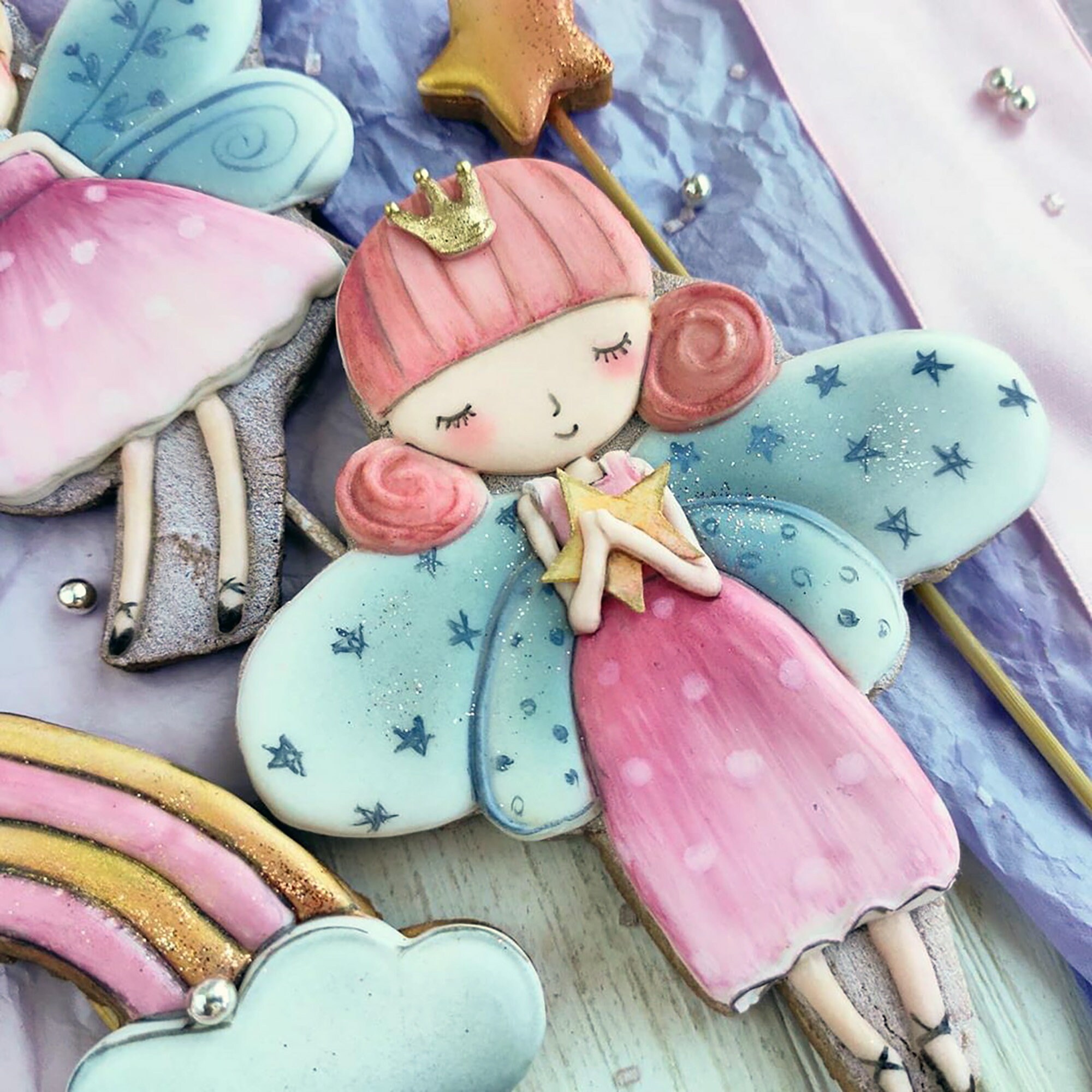 Fairy Girls Cookie Decorating Class. Step-by-step Video | Etsy