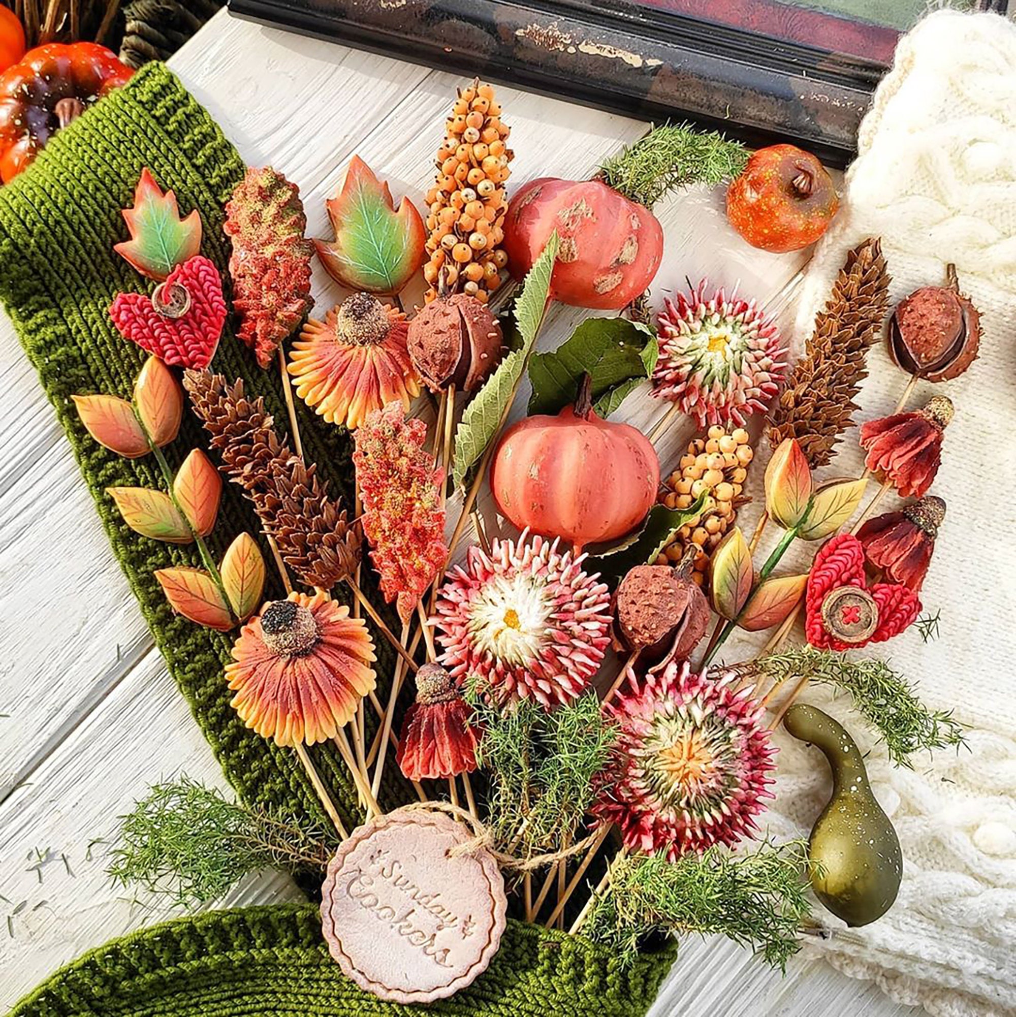 Autumn Flowers Cookie Decorating Class. Step-by-step Video - Etsy