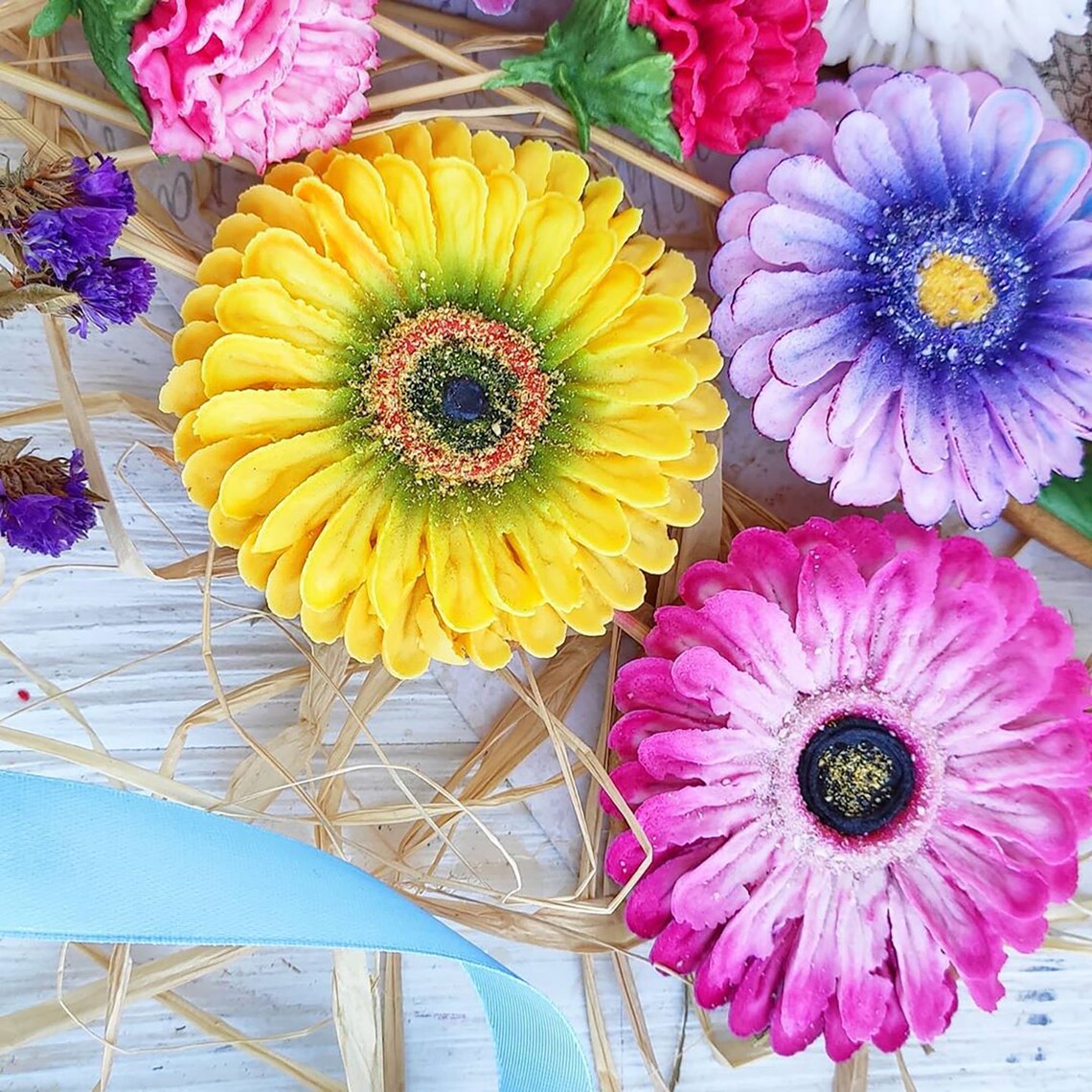 Gerberas and Carnations Cookie Decorating Class. Step-by-step - Etsy