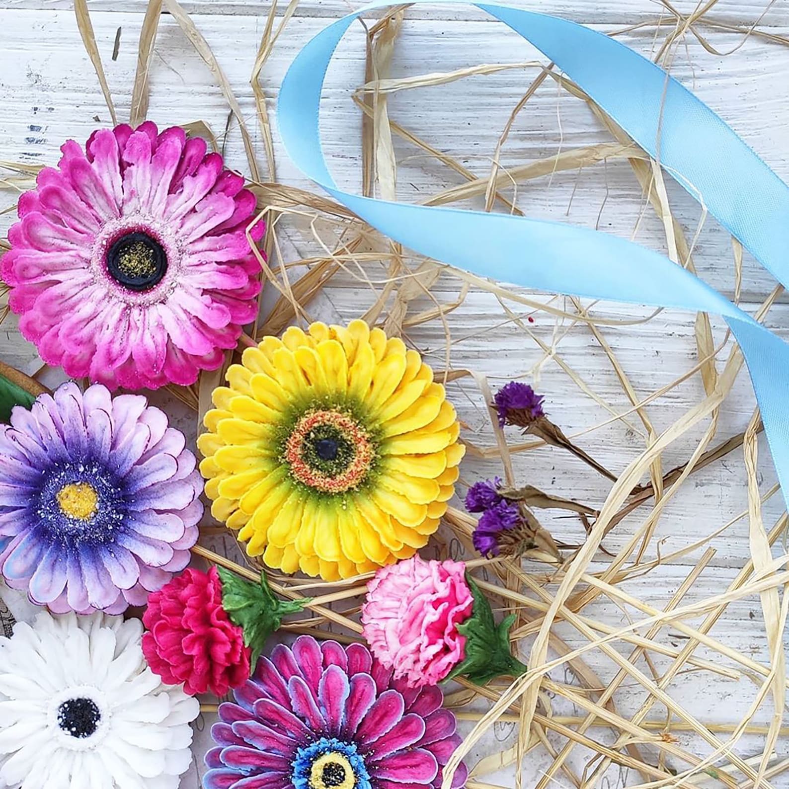 Gerberas and Carnations Cookie Decorating Class. Step-by-step - Etsy