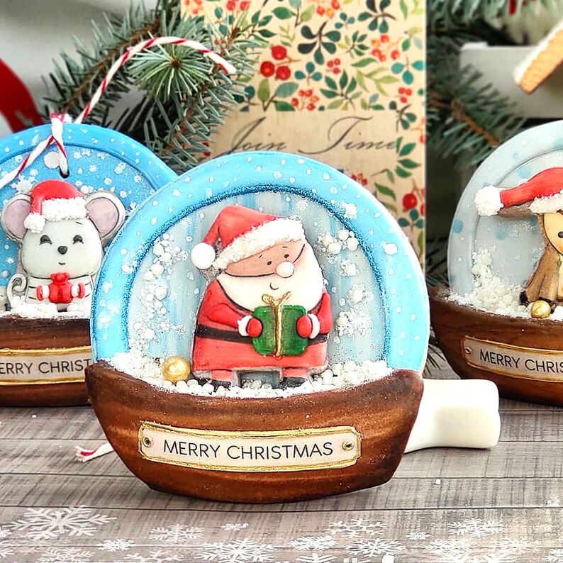 Christmas Characters 3D. Cookie Decorating Class. Step-by-step Video ...