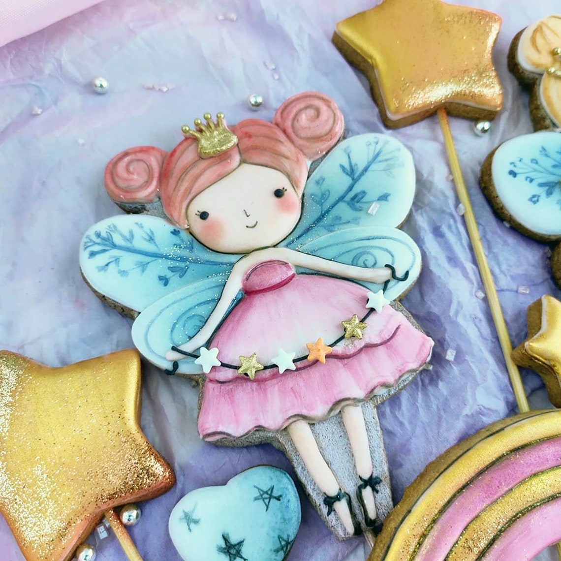 Fairy Girls Cookie Decorating Class. Step-by-step Video | Etsy