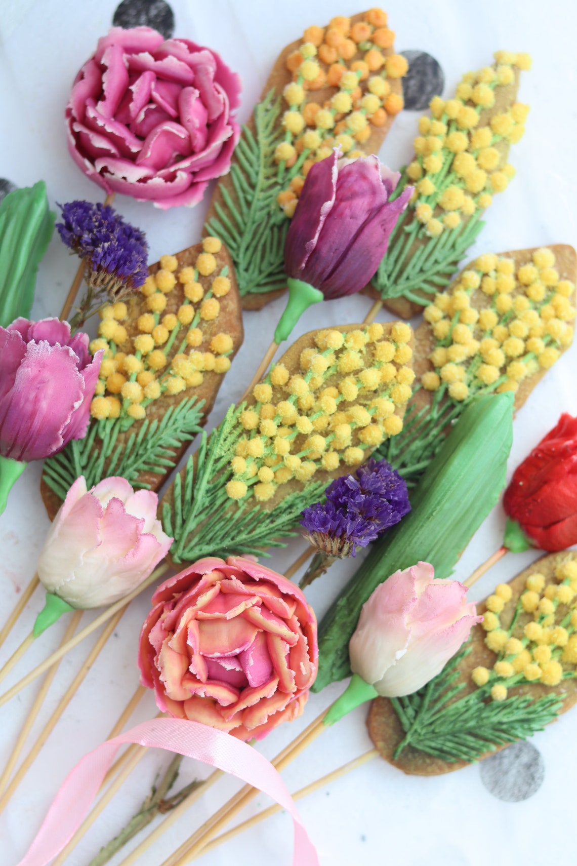 NEW Spring Flowers Cookie Decorating Class. Step-by-step - Etsy