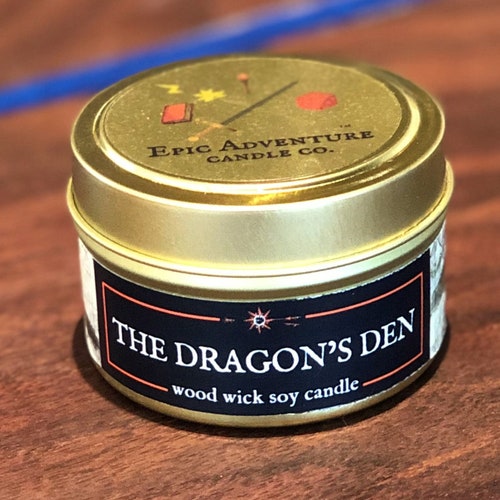 DUNGEON RPG Candle Wood Wick Soy Book Fantasy RPG - Etsy